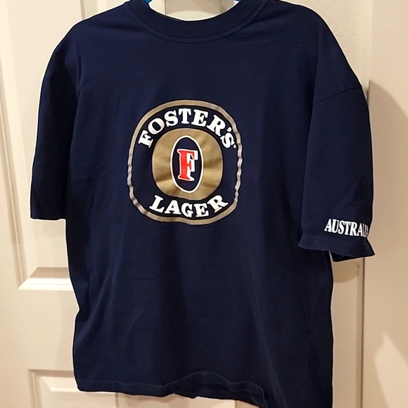 foster lager | Shirts | Foster Lager Vintage Blue Tee Made In Australia ...